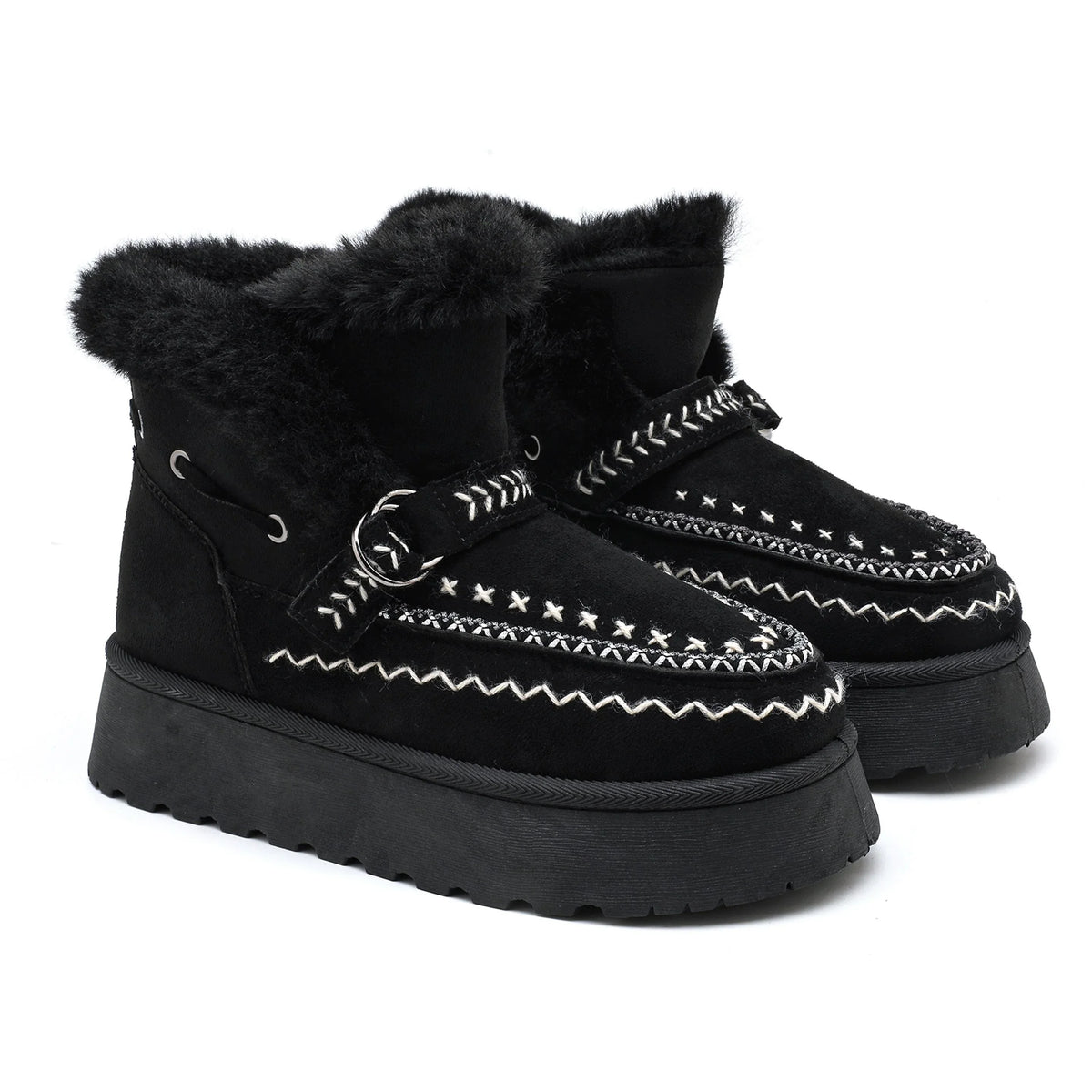 Ankelboots Mockasin - Varmfordrade vinterboots för dam | Dimoda.se